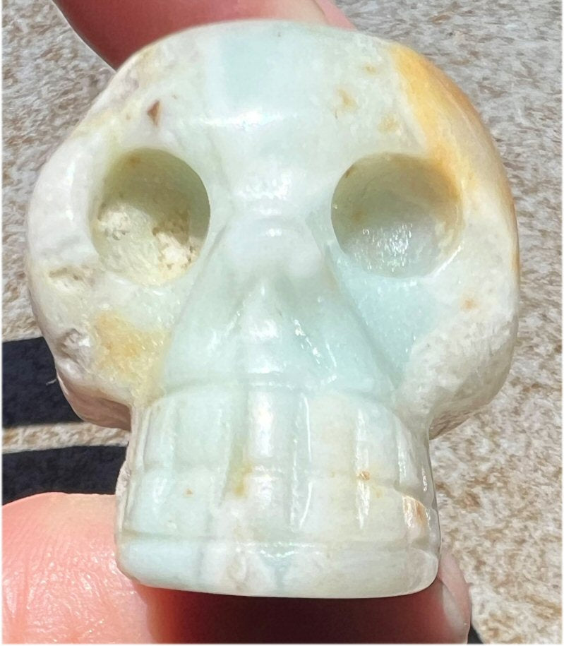 Peruvian Blue Opal CRYSTAL SKULL with Weird VUGS - Courage, Ingenuity ...