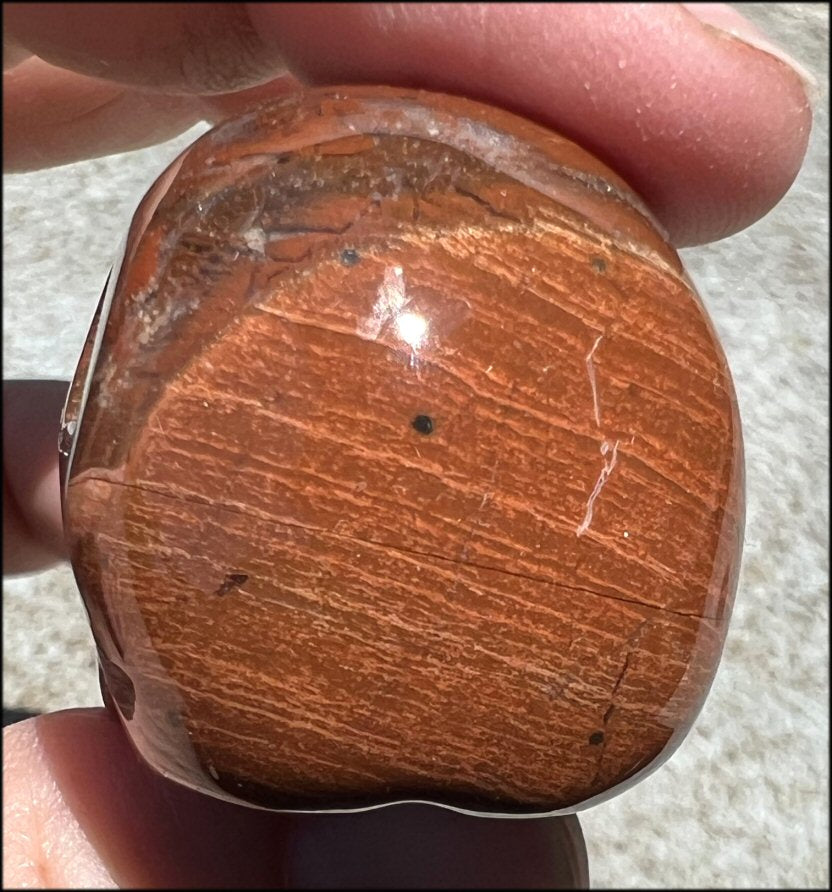 Red Spiral Jasper CRYSTAL SKULL with Agate veins, Pyrite flecks – Blue ...
