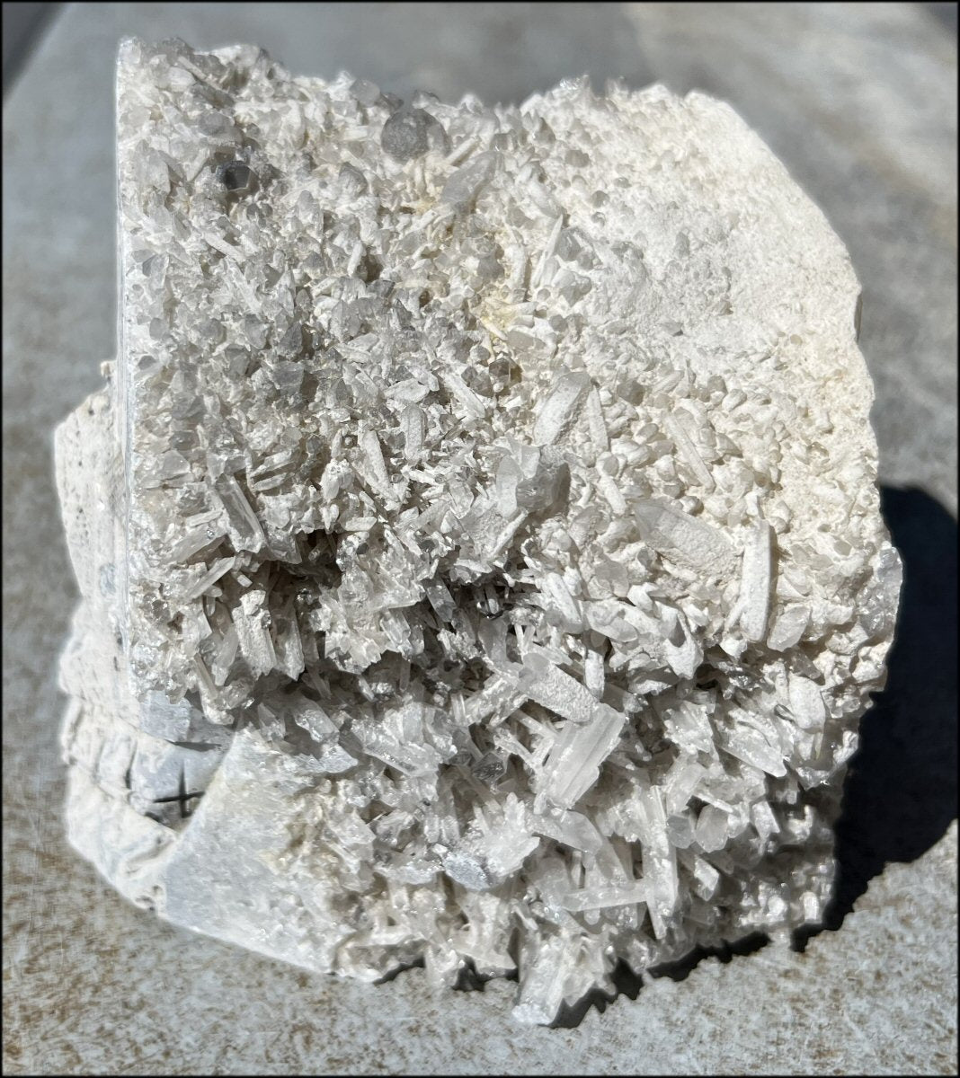 Quartz Crystal + Limestone METAMORPHOSIS Crystal Skull with Fantastic ...